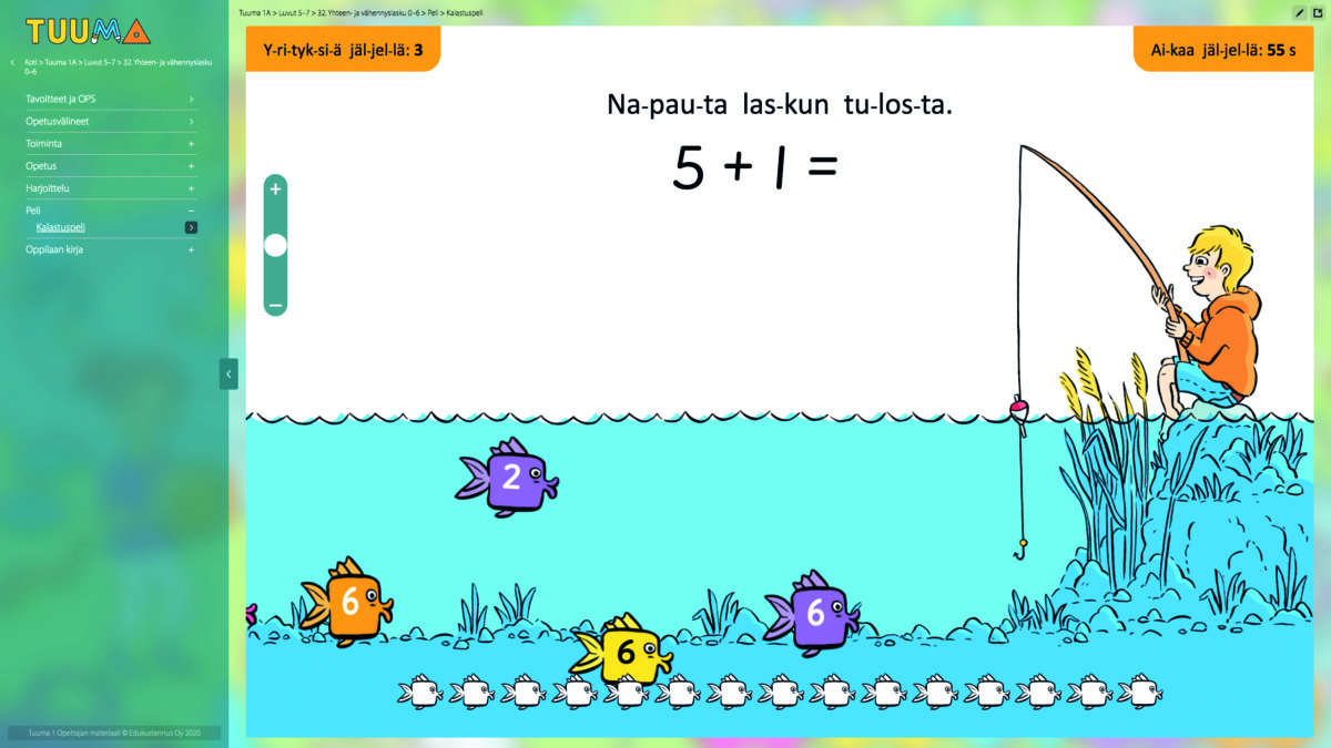 Tuuma 1–2 - Edukustannus