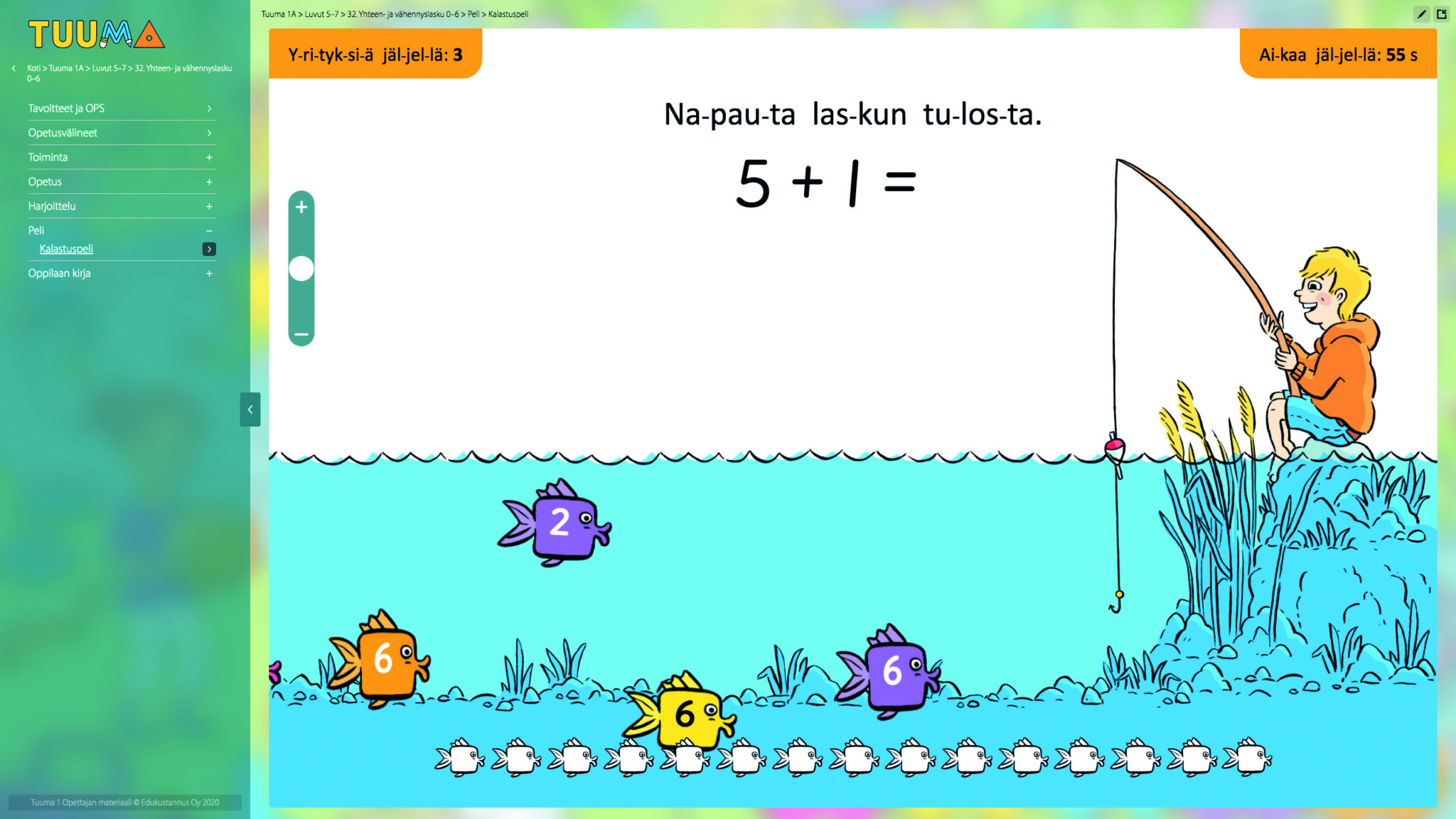 Tuuma 1–2 - Edukustannus
