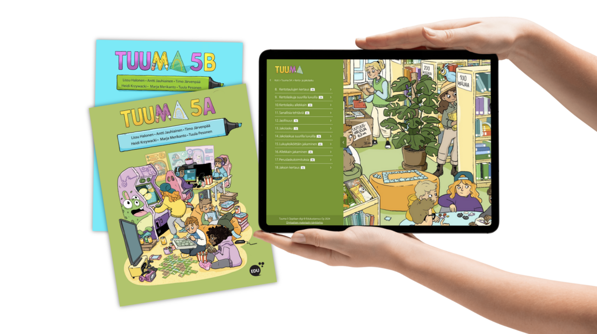 Lue kuinka Tuuma 5 toimii oppikirjailijan luokassa - Edukustannus